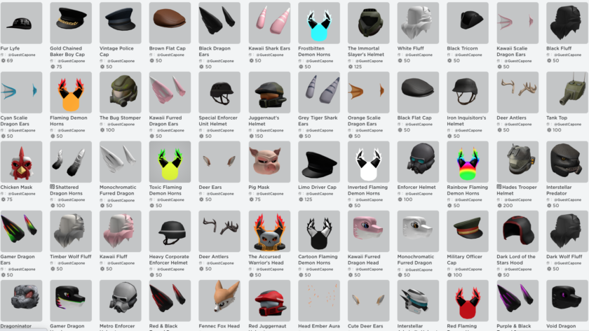 アバタークリエイター GuestCapone -ロブロクはみんなのRoblox[ロブロックス]おすすめゲームチャンネル